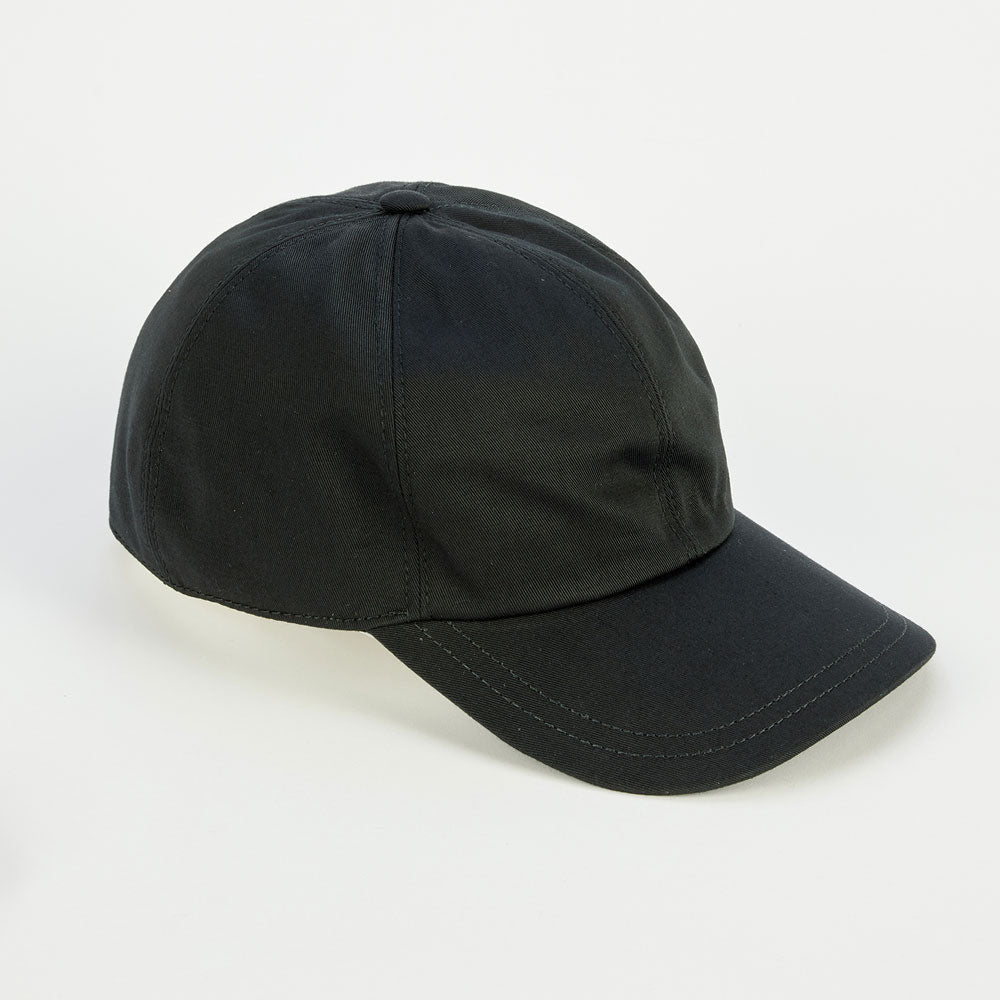 Black Cotton Baseball Cap – Caroline Gardner